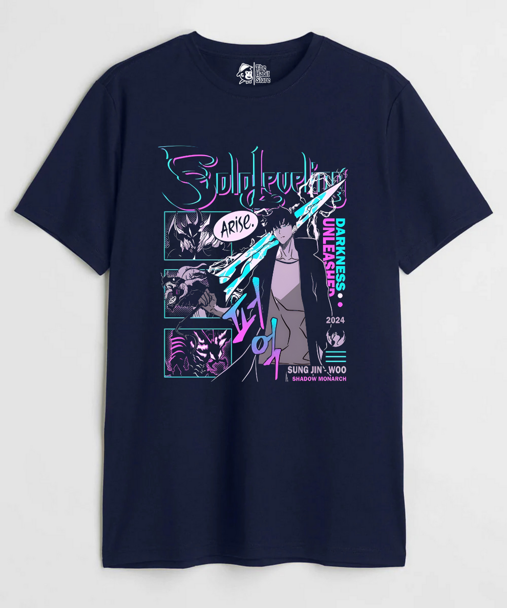 Darkness Unleashed Sololeveling – Anime Paglu – Unisex Regular Fit T-s ...